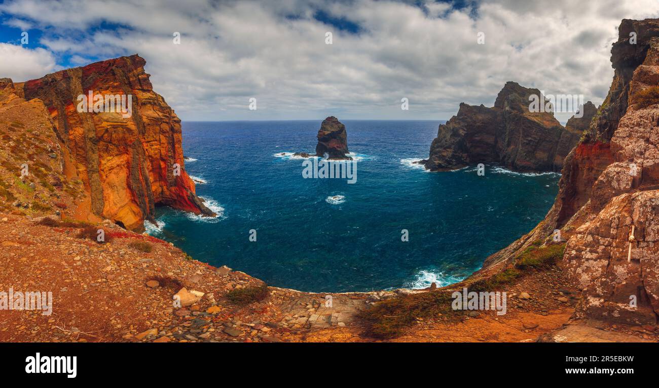 Gorilla rock in da Ponta de Sao Lourenco in Madeira island Stock Photo ...