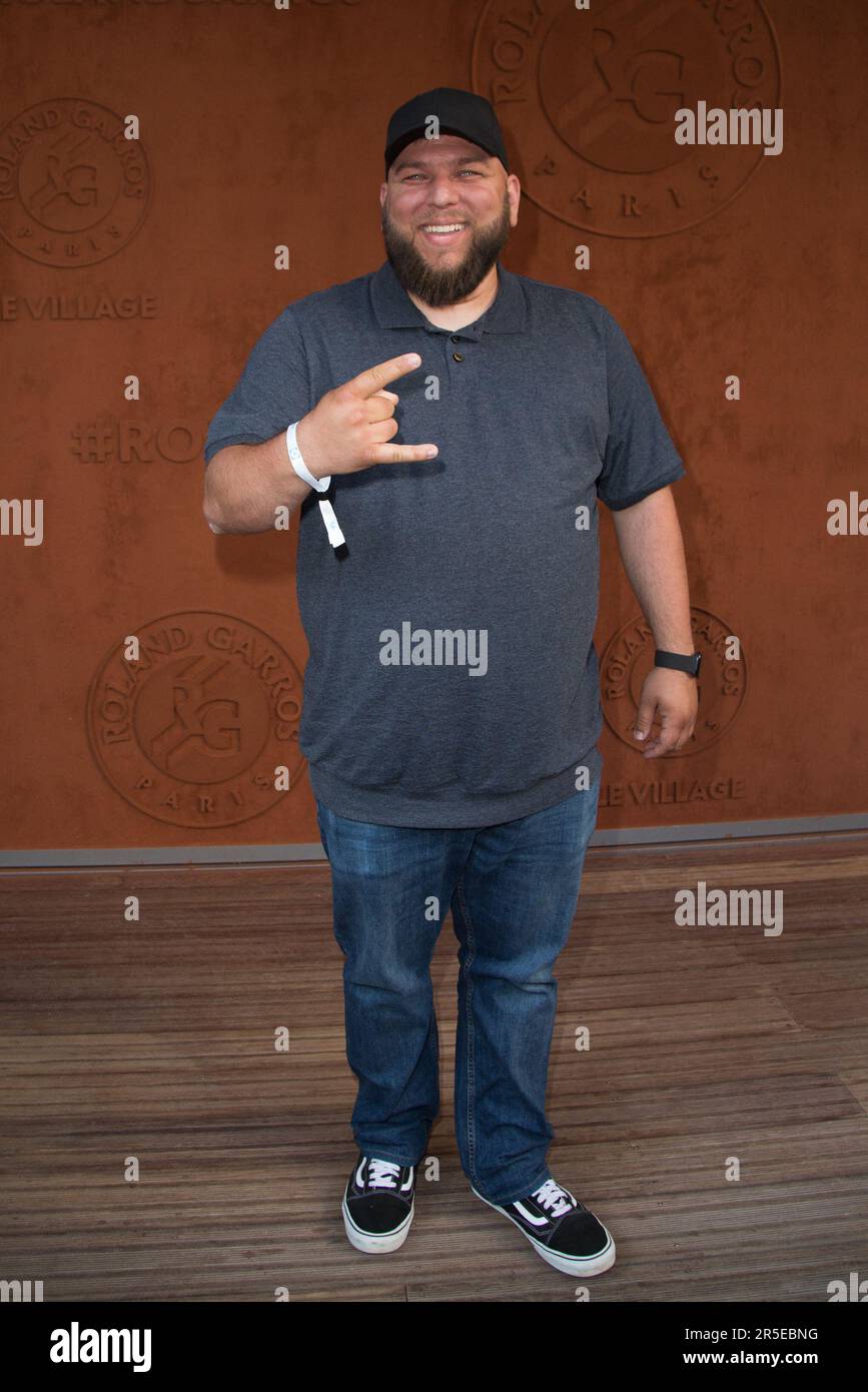 Paris, France. 02nd June, 2023. Benjamin Brillaud at village during ...