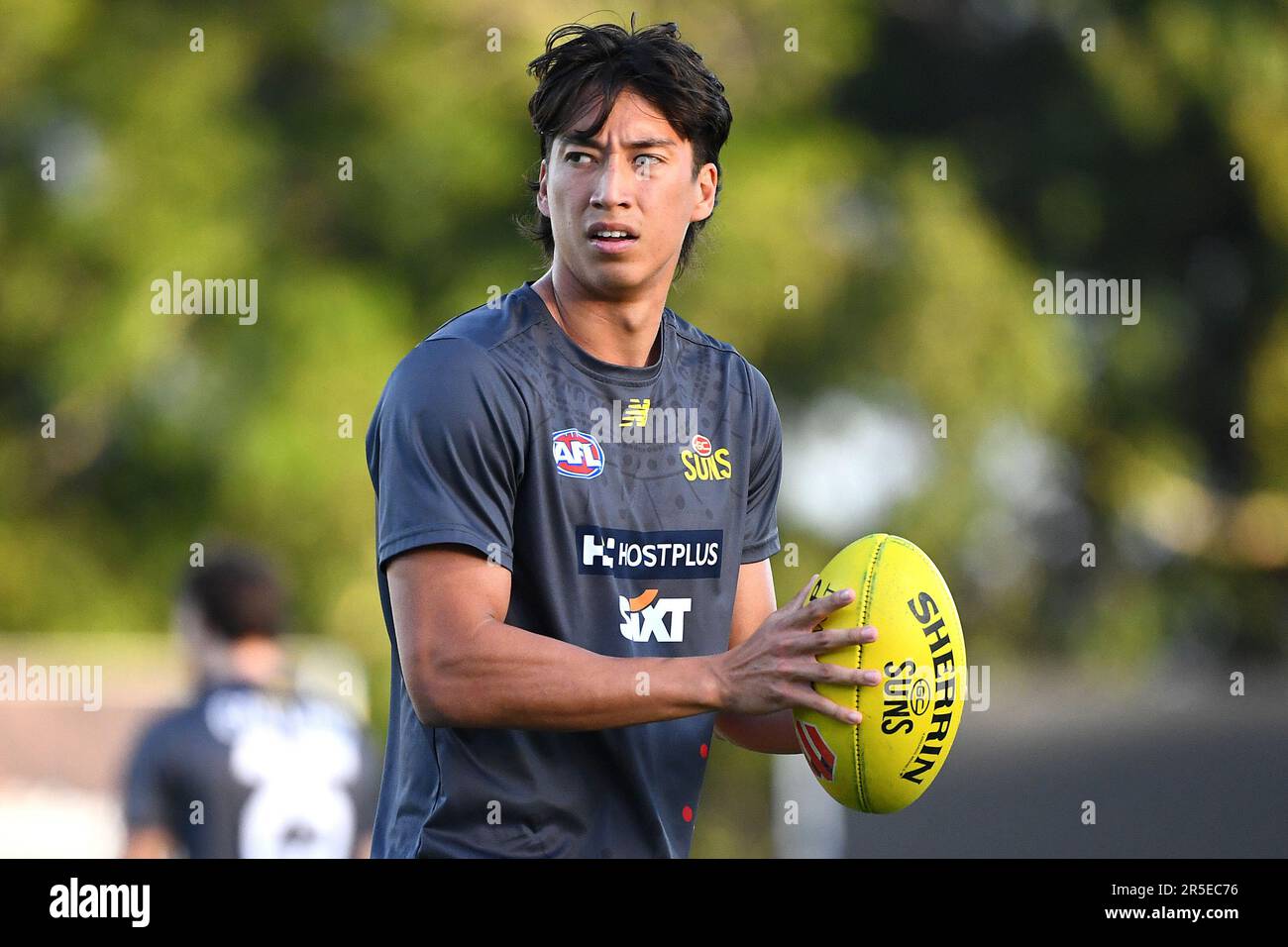 Darwin, Australia. 03rd June, 2023. Alex Davies of the Suns looks on ...