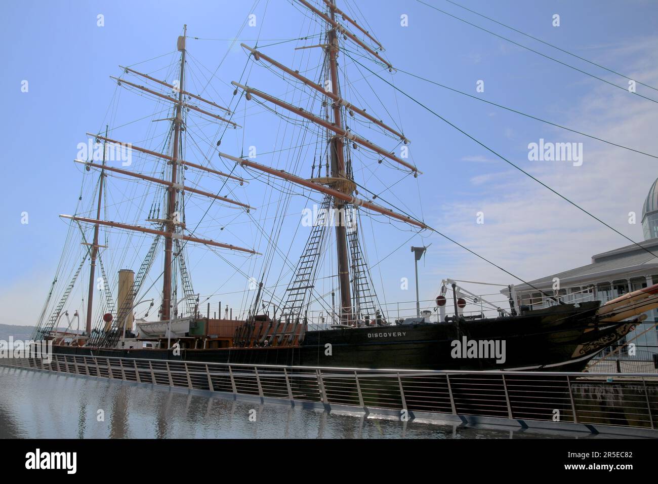 Expedition ship RRS Discovery as a museum ship in Dundee, Scotland ...