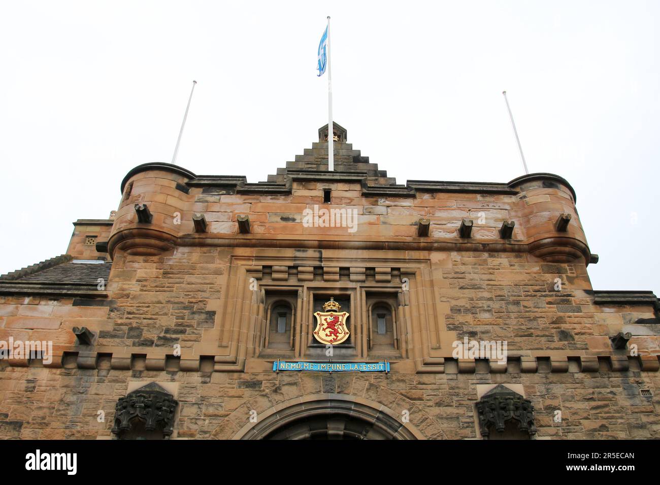 Entrance Portal of Edinburgh Castle-Scotland Stock Photo - Alamy