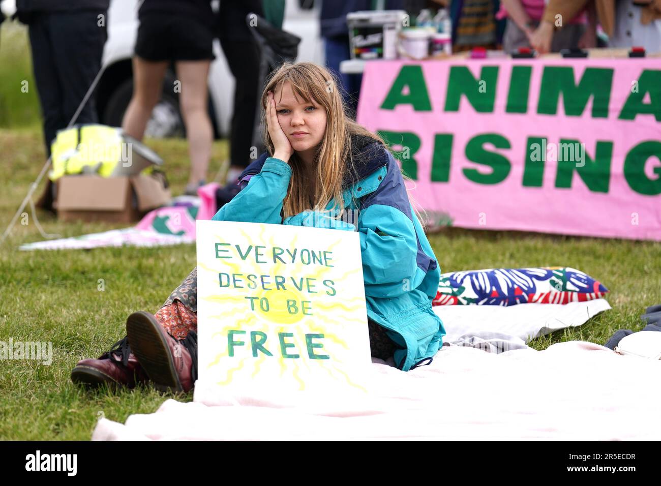Derby day 2023 protest hi-res stock photography and images - Alamy