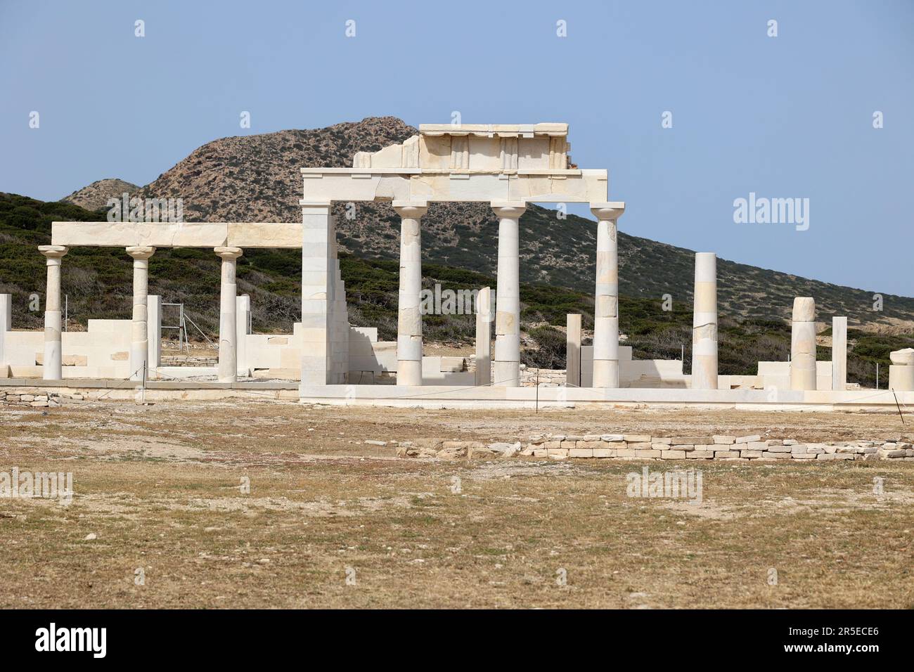 The sanctuary of Apollo on Despotiko-Cyclades-Greece Stock Photo - Alamy