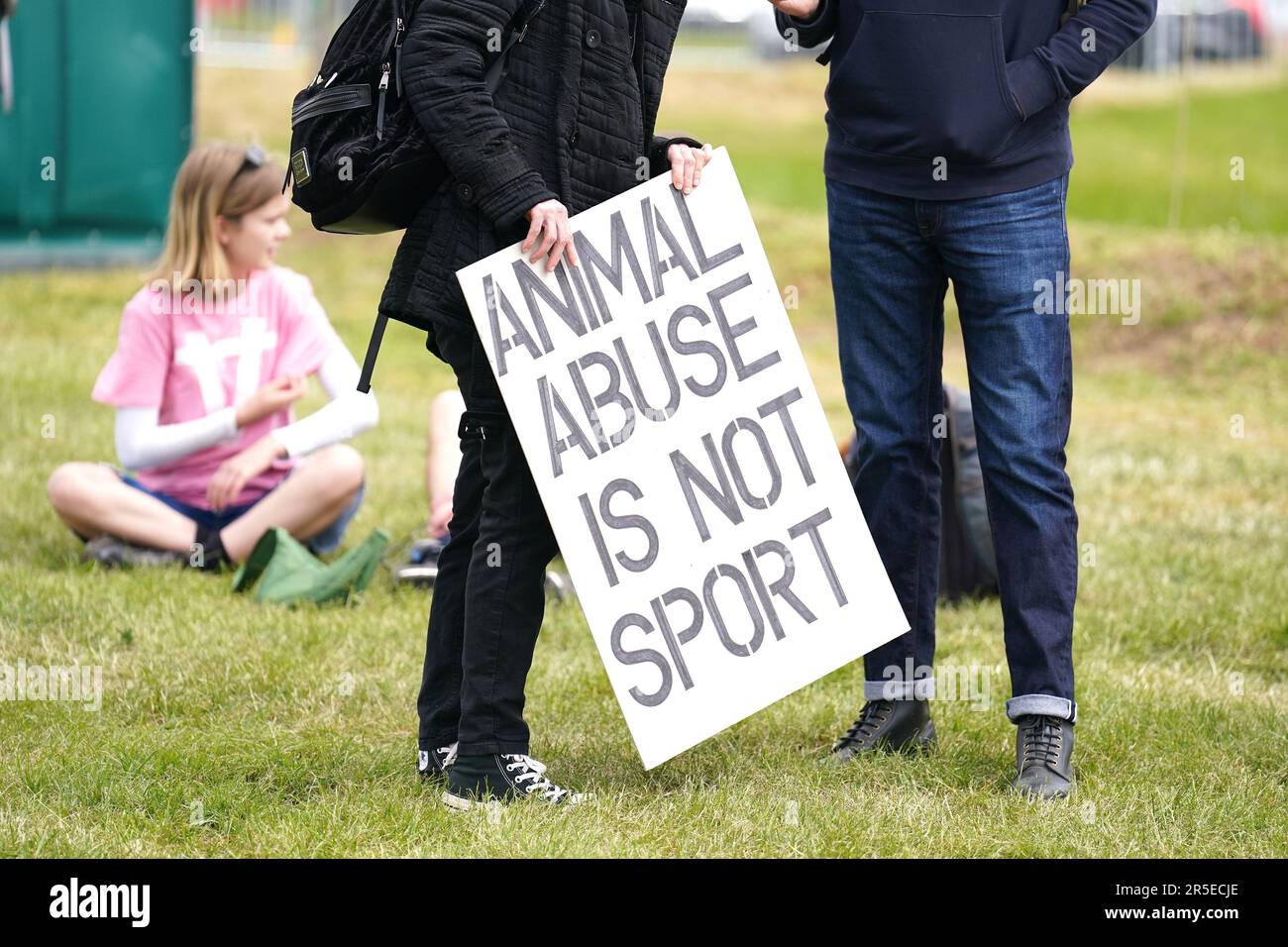 Derby day 2023 protest hi-res stock photography and images - Alamy
