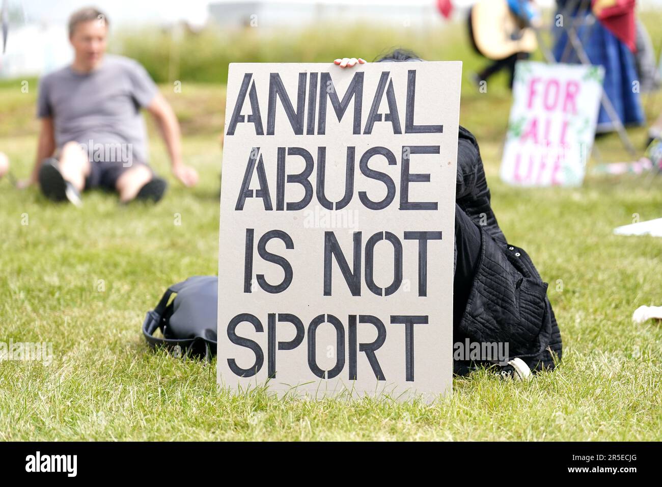 Derby day 2023 protest hi-res stock photography and images - Alamy