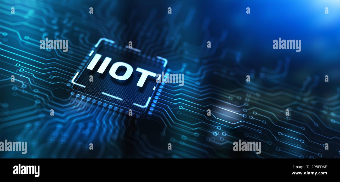 IOT Internet of things. Smart city and communication network ...