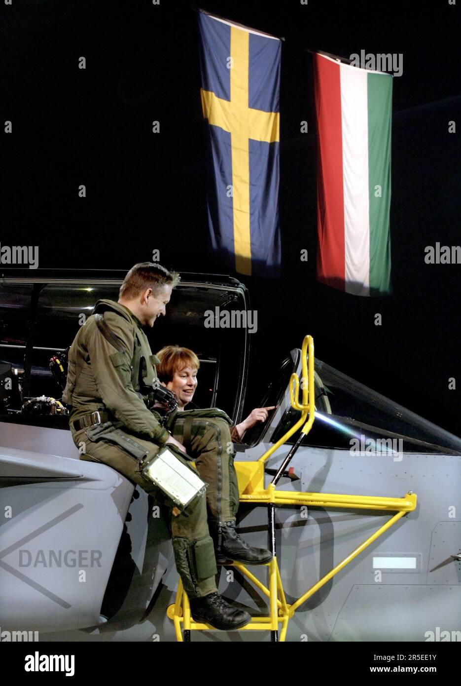 First JAS 39-Gripen aircraft for delivery to Hungary. Production of the ...