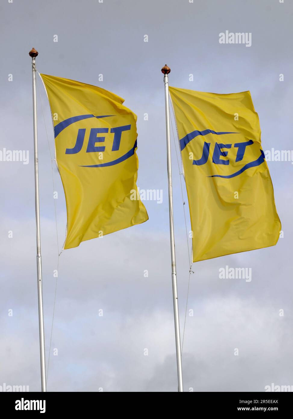 JET gas station Stock Photo - Alamy