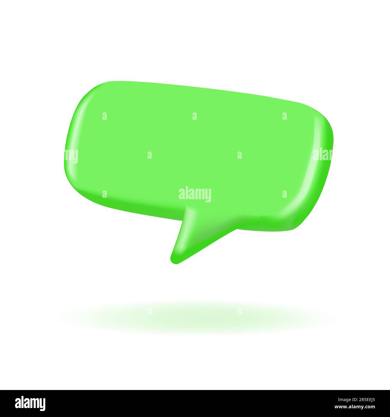 Green Rectangle Logo With Bubbles