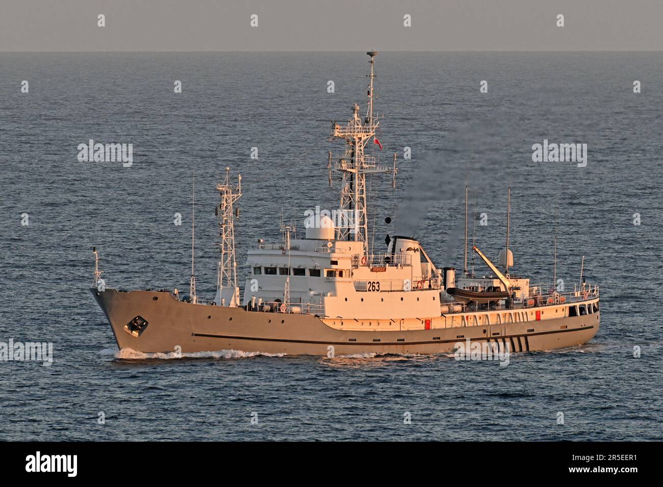 Research vessel ORP HYDROGRAF Stock Photo - Alamy