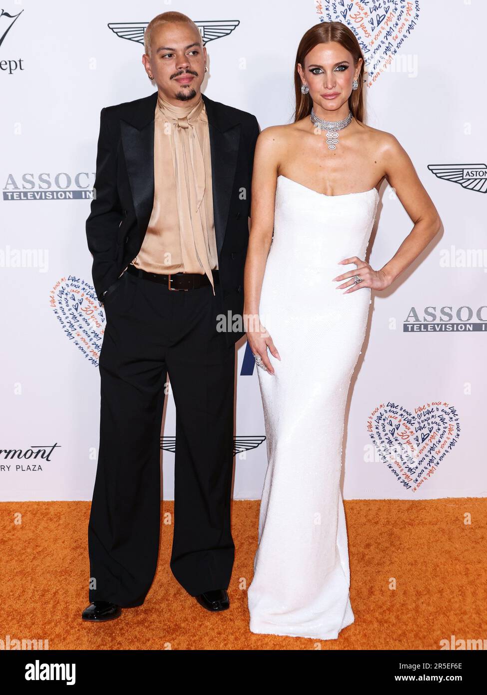CENTURY CITY, LOS ANGELES, CALIFORNIA, USA - JUNE 02: Evan Ross and ...