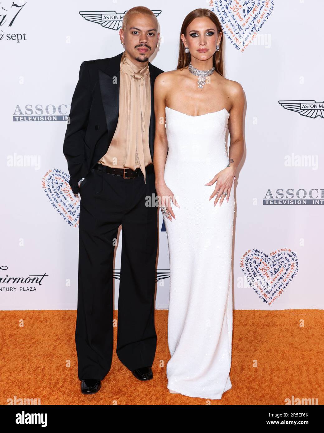 CENTURY CITY, LOS ANGELES, CALIFORNIA, USA - JUNE 02: Evan Ross and ...