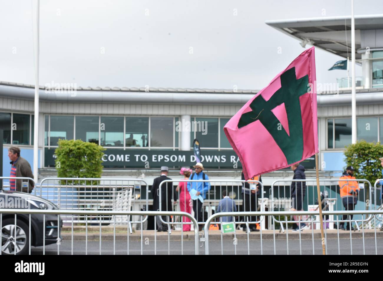 Derby day 2023 protest hi-res stock photography and images - Alamy
