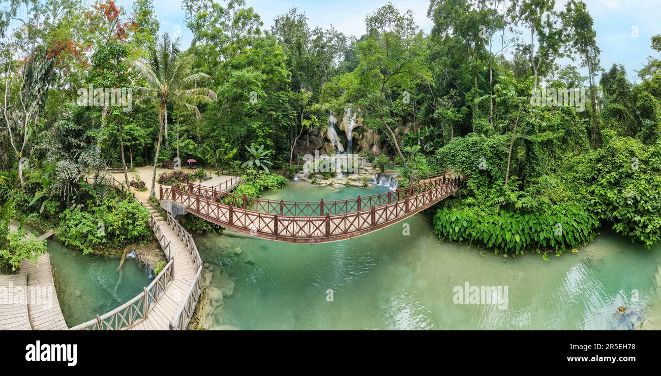Aerial mekong river luang prabang laos hi-res stock photography and ...