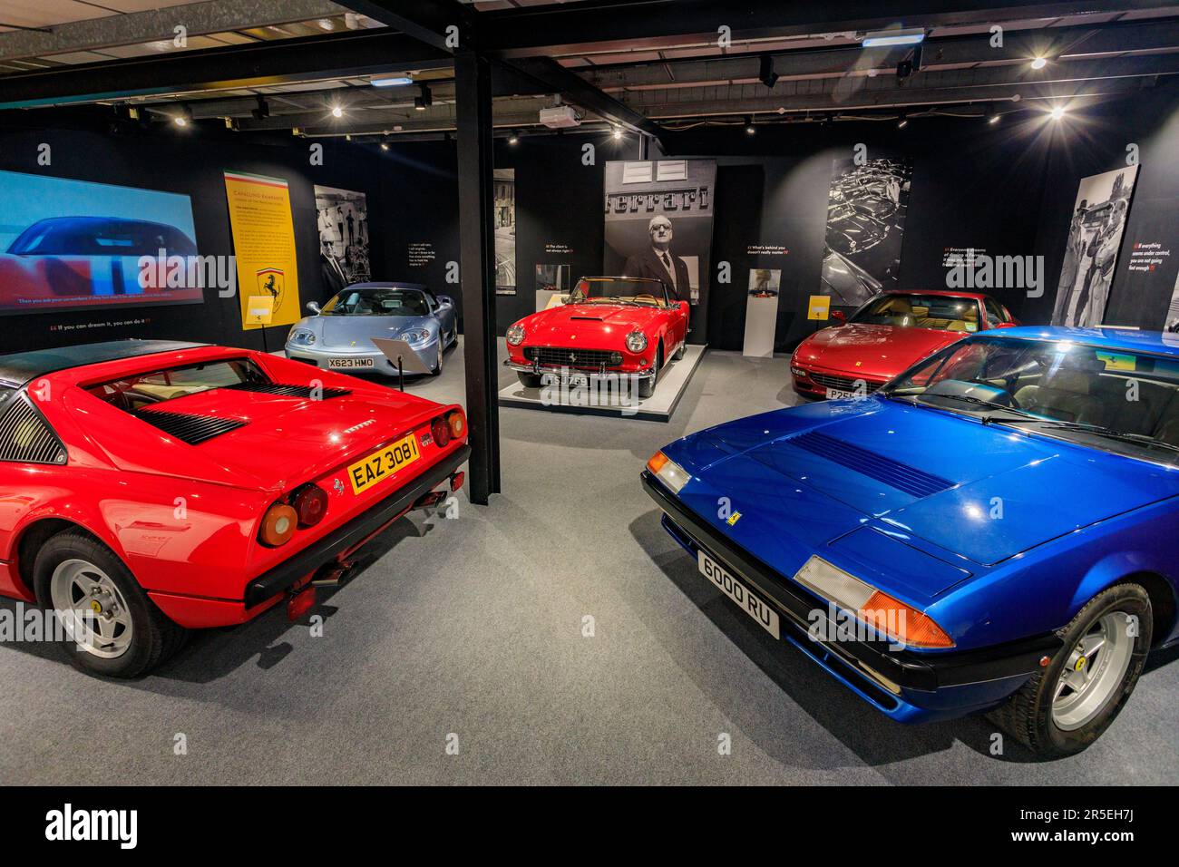 Ferrari cars museum hi-res stock photography and images - Alamy