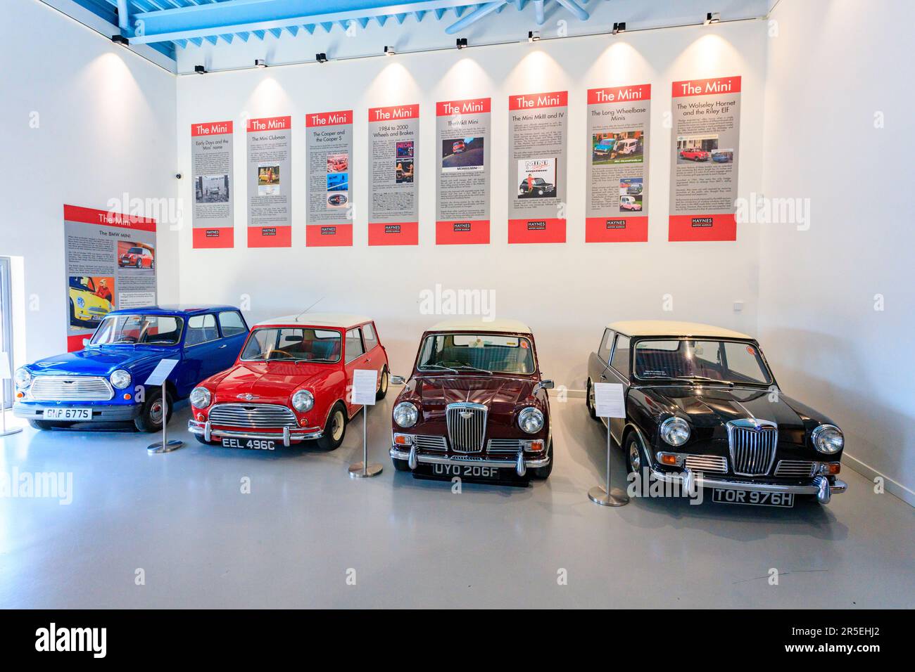 The Mini Hall with designs from different manufacturers at Haynes ...