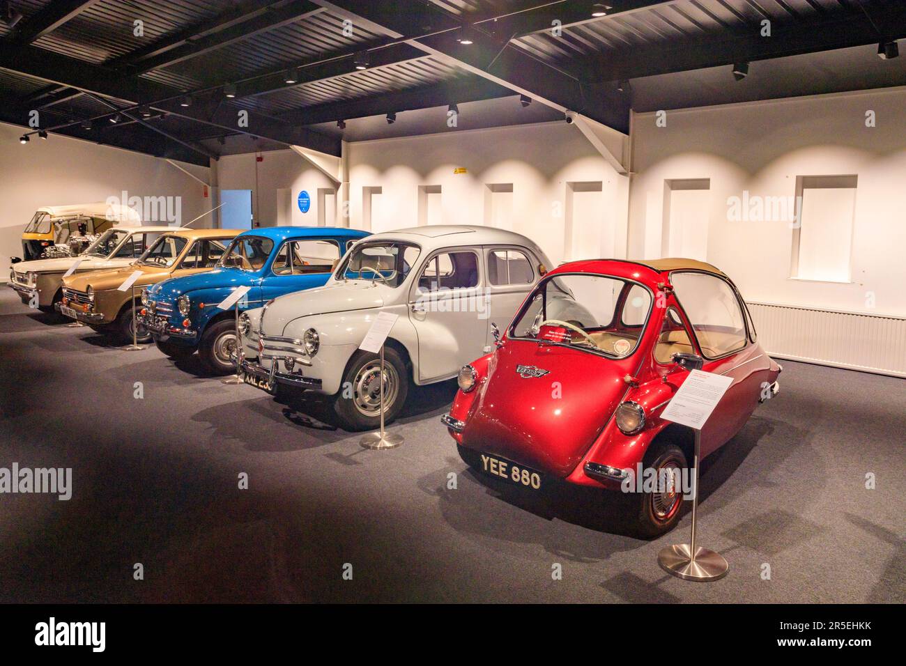 A selelction of various 'Mini' and 'Bubble'cars at Haynes International ...