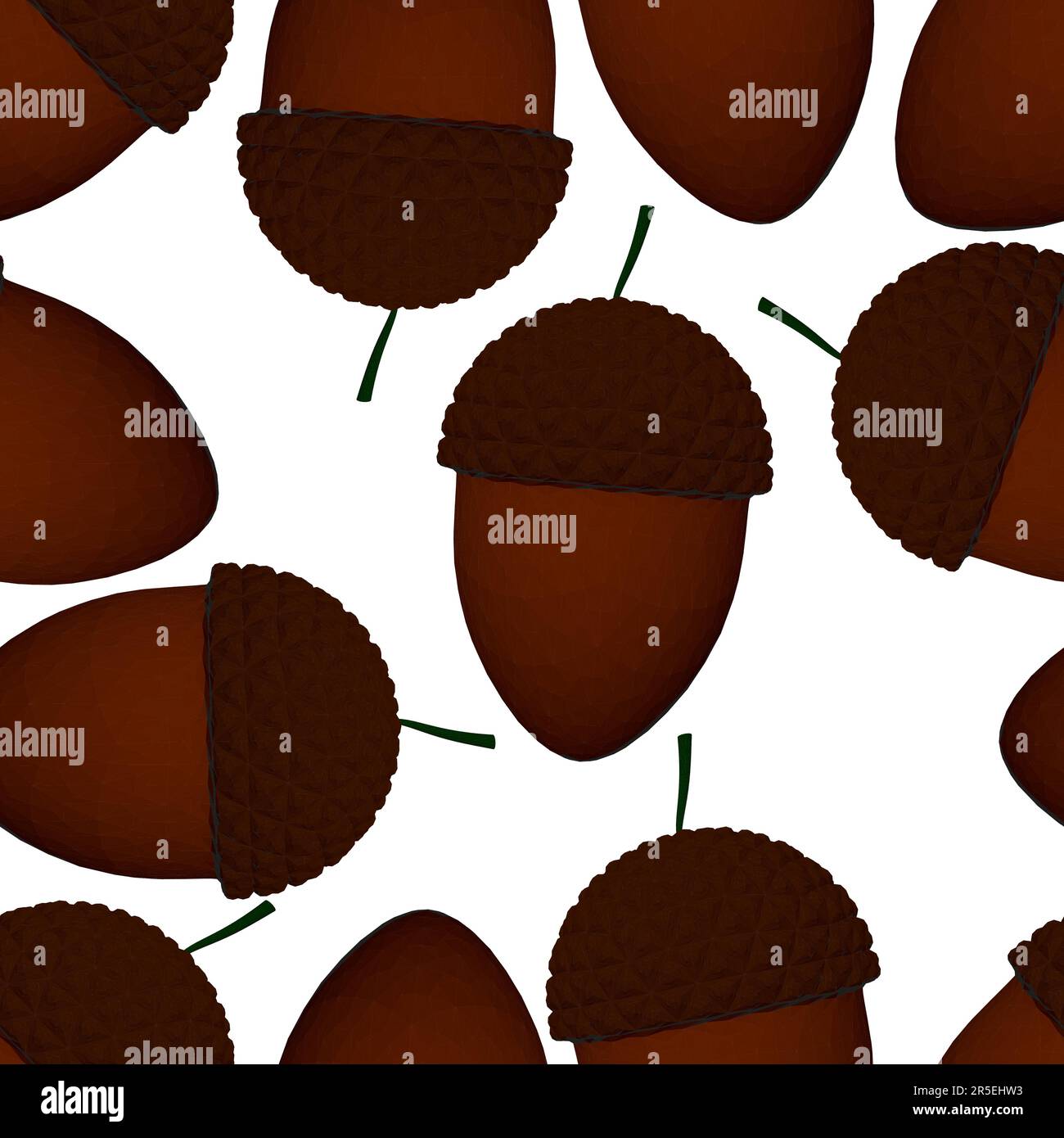 Seamless texture with nuts isolated on white background. Texture with ...