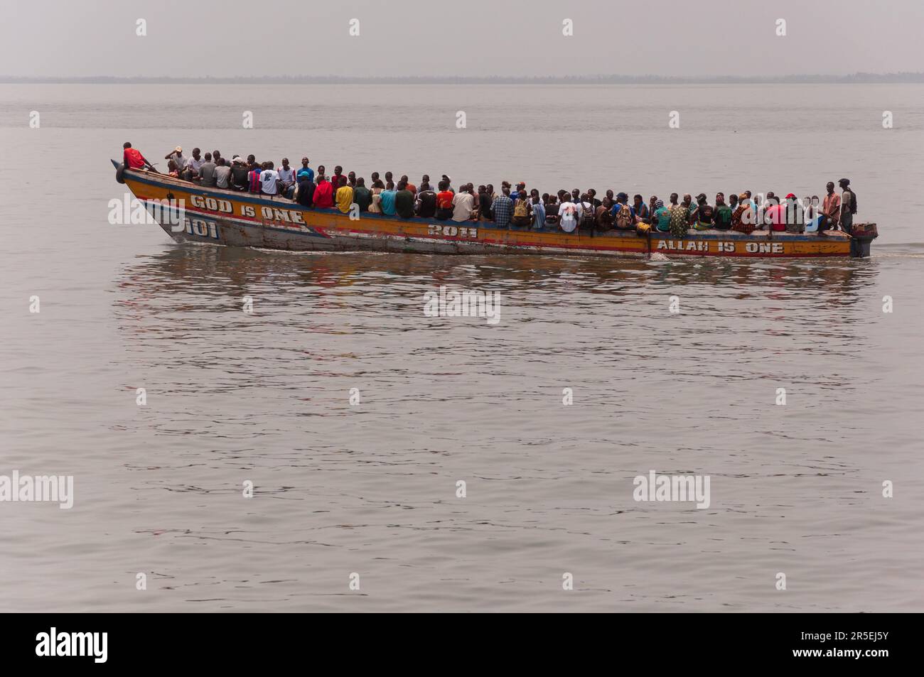Freetown, Sierra Leone - April the 24th 2011: A picture of a local ...