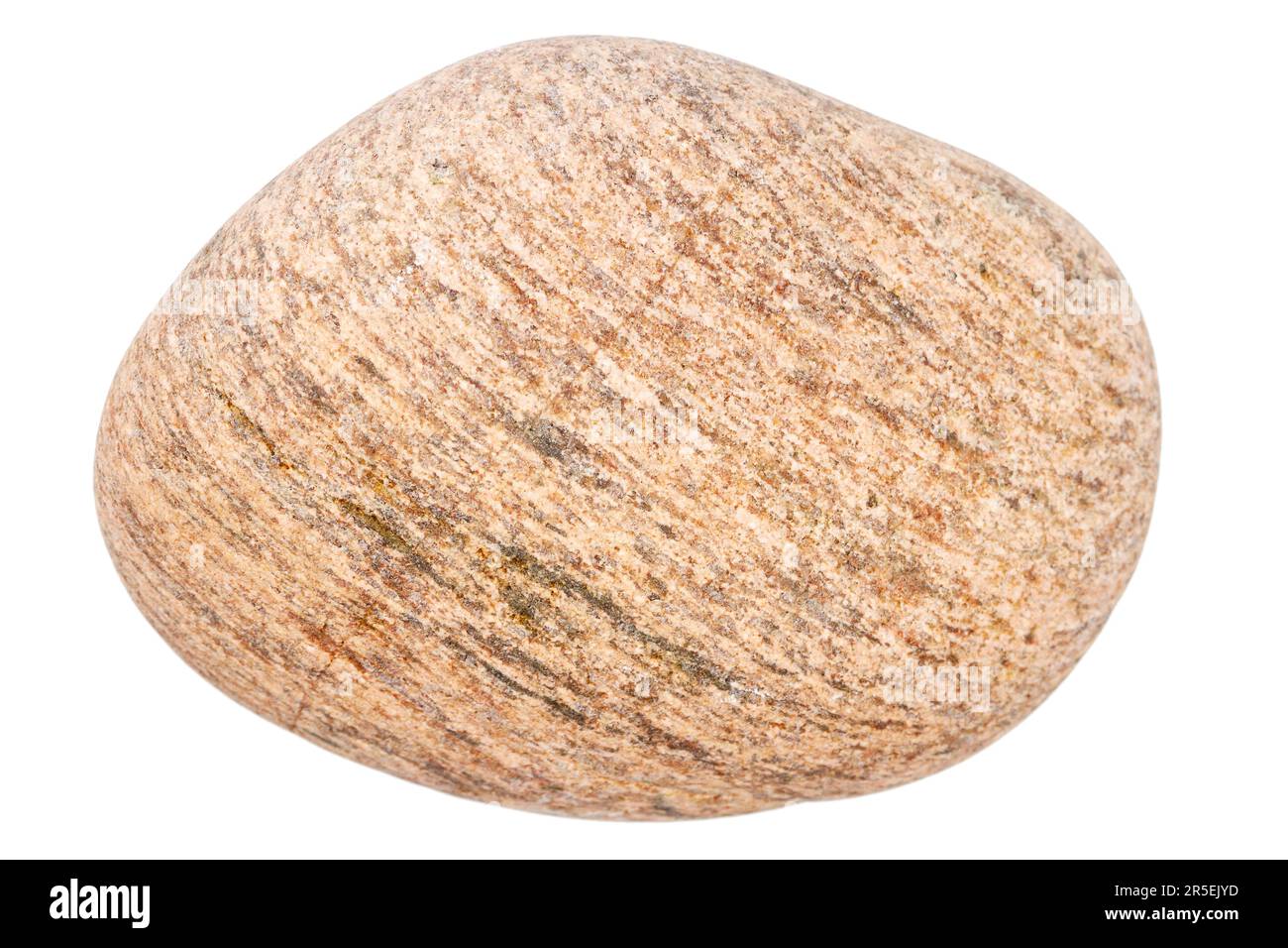 Top view of single red pebble isolated on white background Stock Photo ...