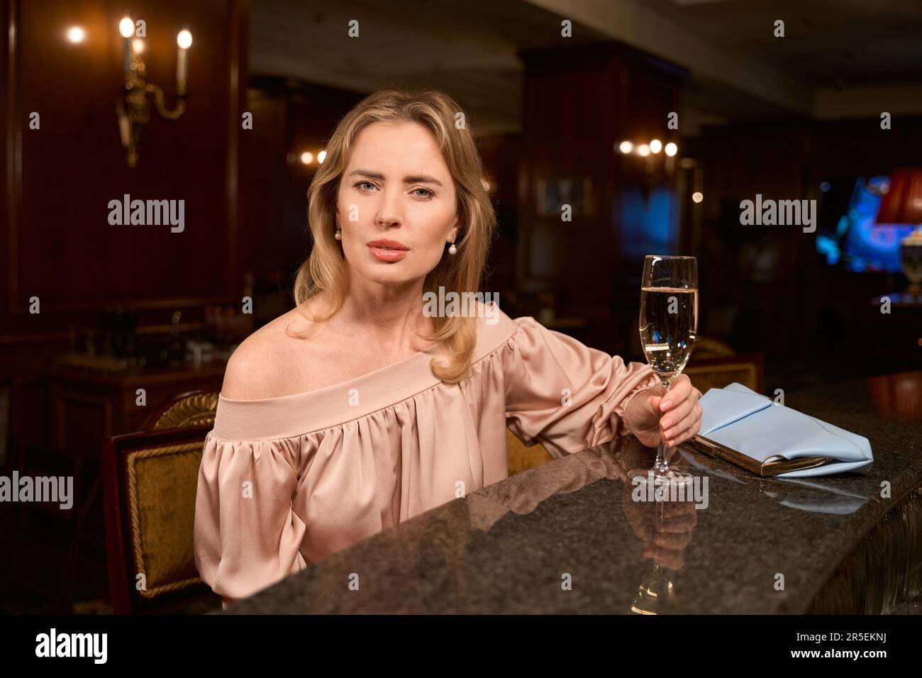 Beautiful woman chilling glass hi-res stock photography and images - Alamy