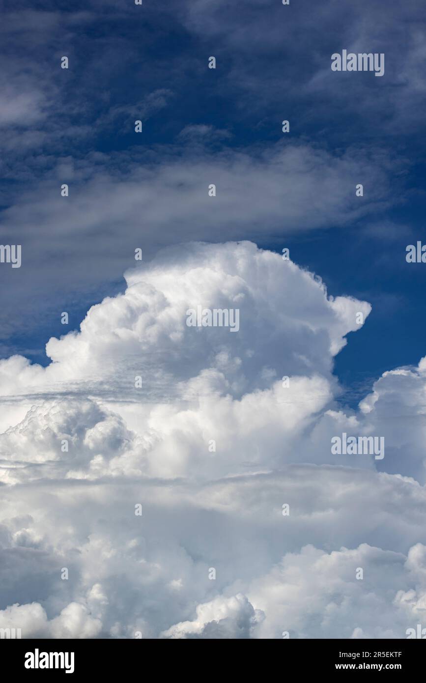 Cumulonimbus Calvus cloud along the Welsh coast Stock Photo - Alamy