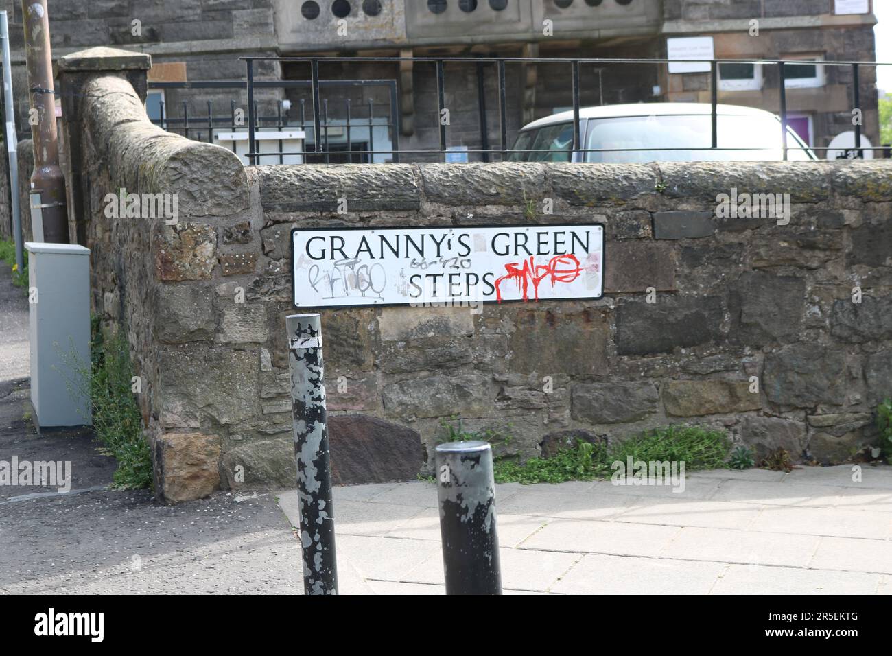 Granny's Green Steps, Edinburgh Stock Photo - Alamy