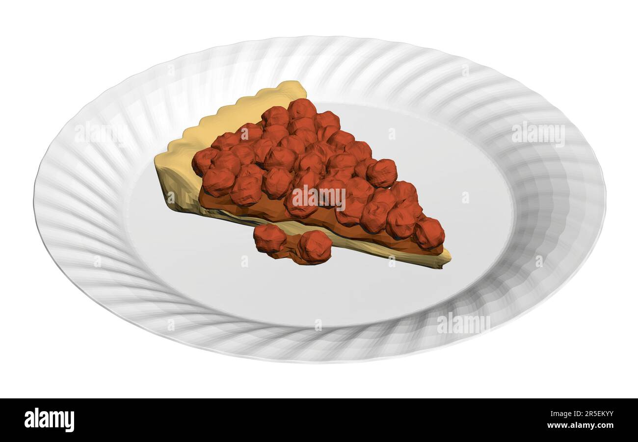 Birthday cake isometric 3d Cut Out Stock Images & Pictures - Alamy