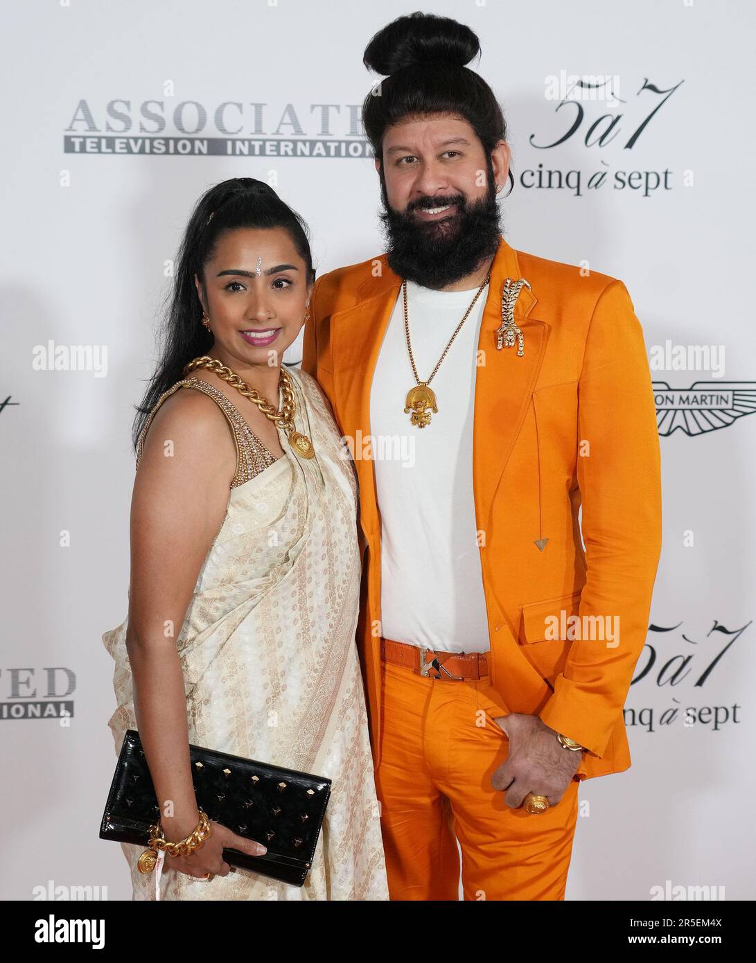 Los Angeles, USA. 02nd June, 2023. (L-R) Vicky Popat and Mickey Popat ...
