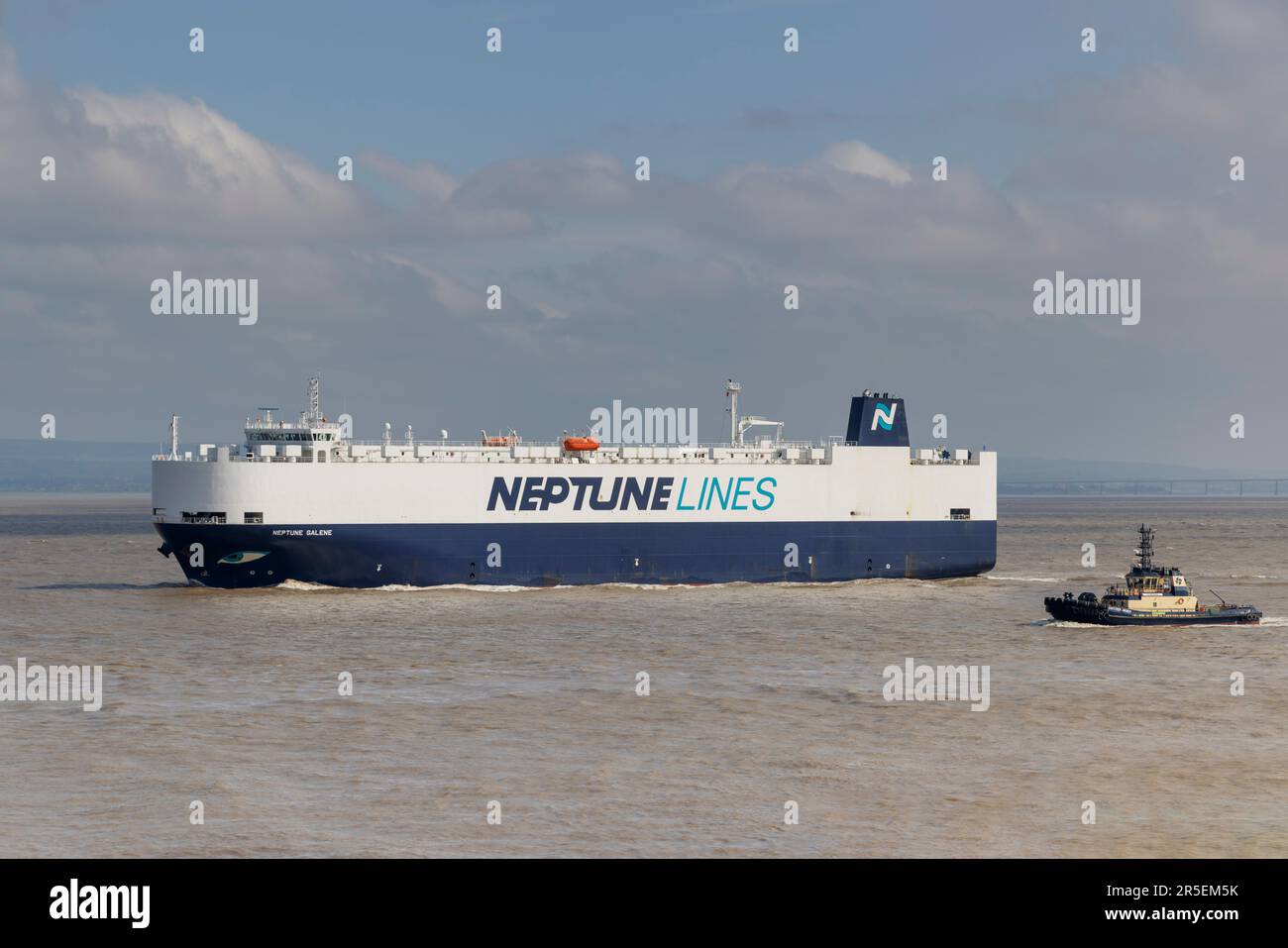 Vessel just left Royal Portbury docks Stock Photo - Alamy