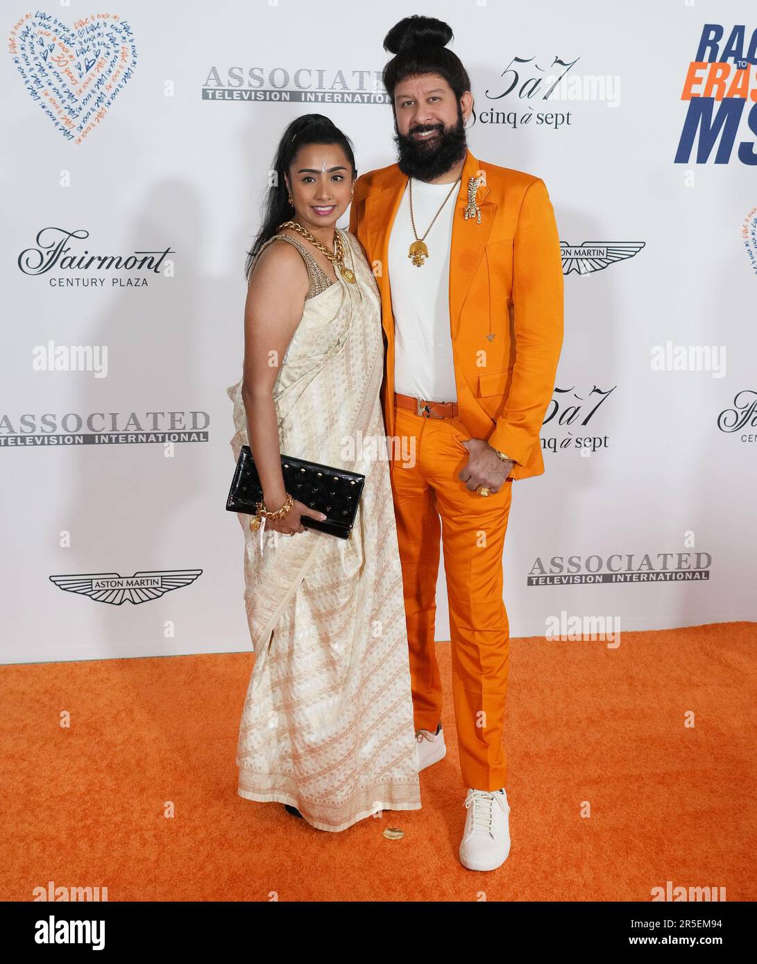 Los Angeles, USA. 02nd June, 2023. (L-R) Vicky Popat and Mickey Popat ...