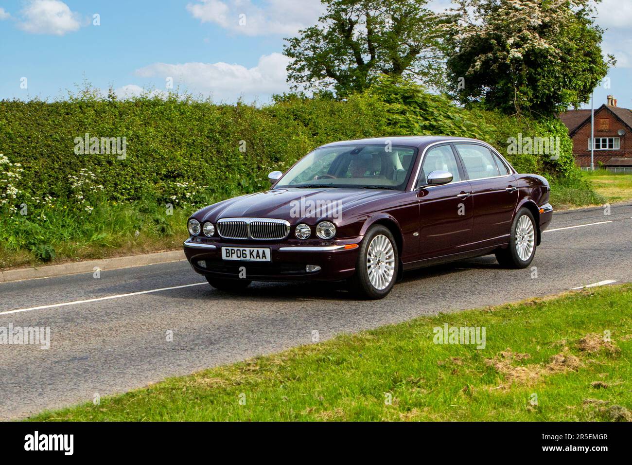 2006 Red Daimler Super 8 LWB Auto Classic vintage car, Yesteryear ...