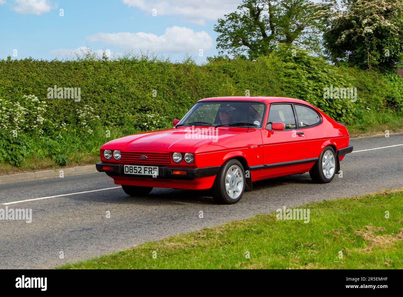 1986 Red Ford Capri Injection. Classic vintage car, Yesteryear motors ...