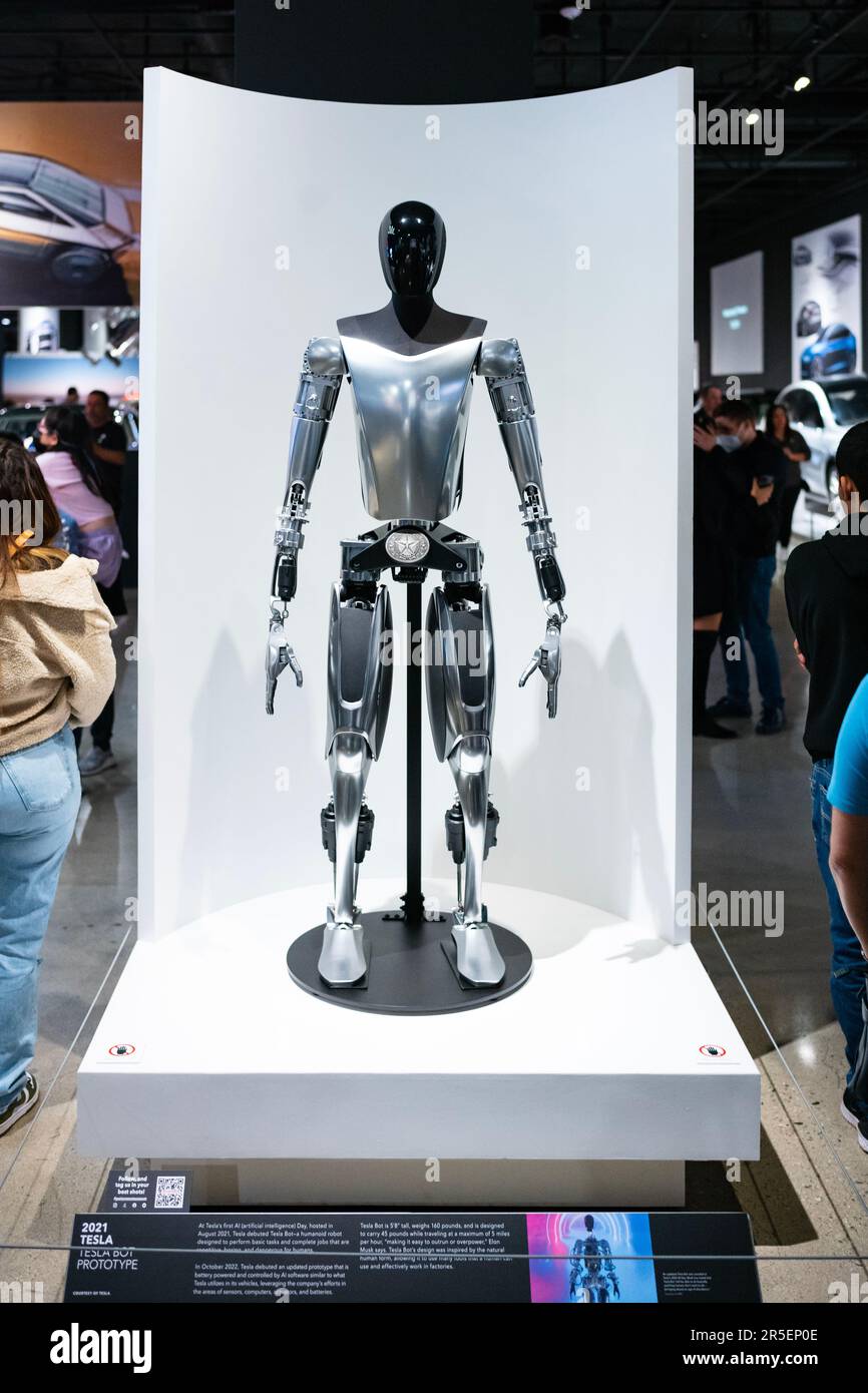 Los Angeles, CA, USA - Dec 26, 2022: Optimus, also known as Tesla Bot ...