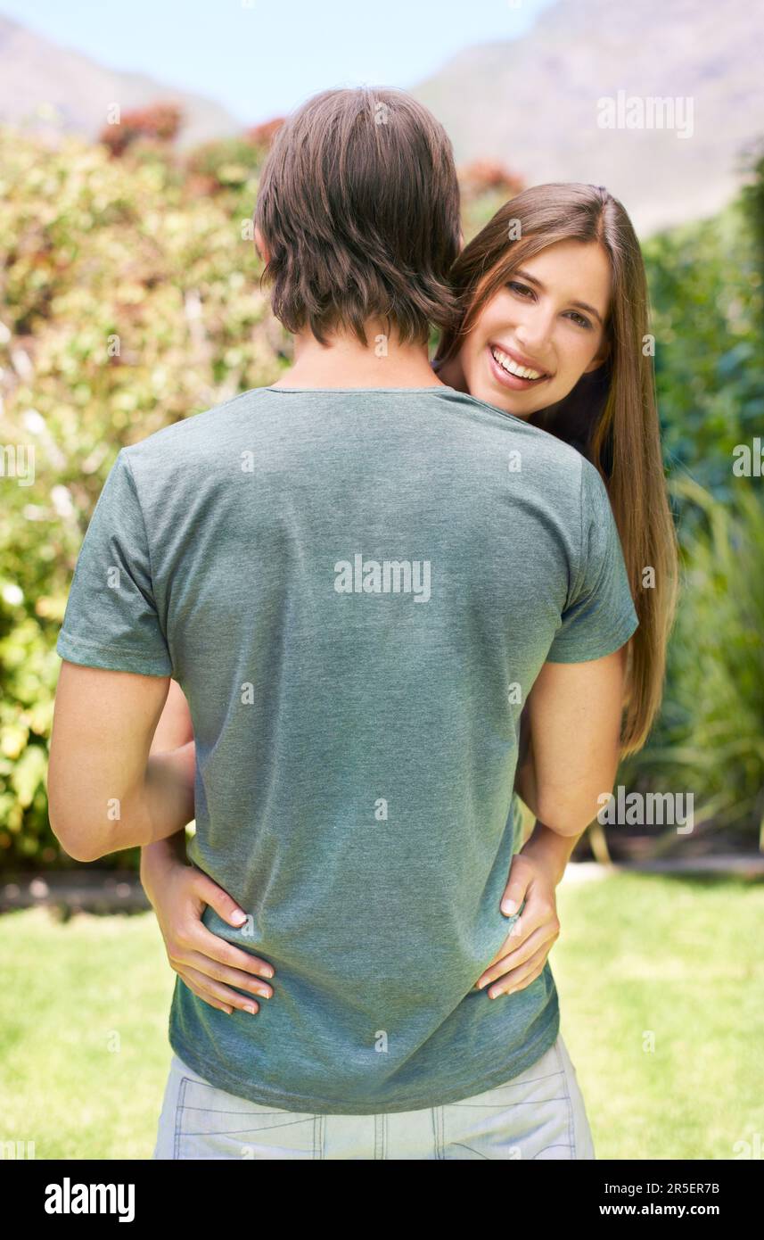 He is the most important person in my life. A back view of an ...