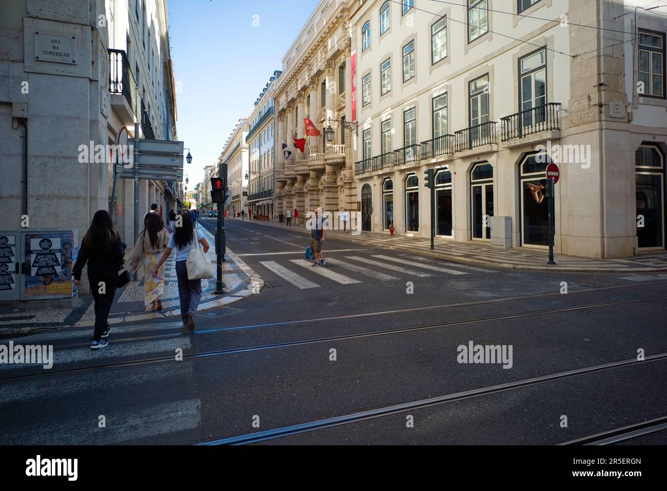 Baixa Pombalina is the grid of streets built in the 18th century after ...