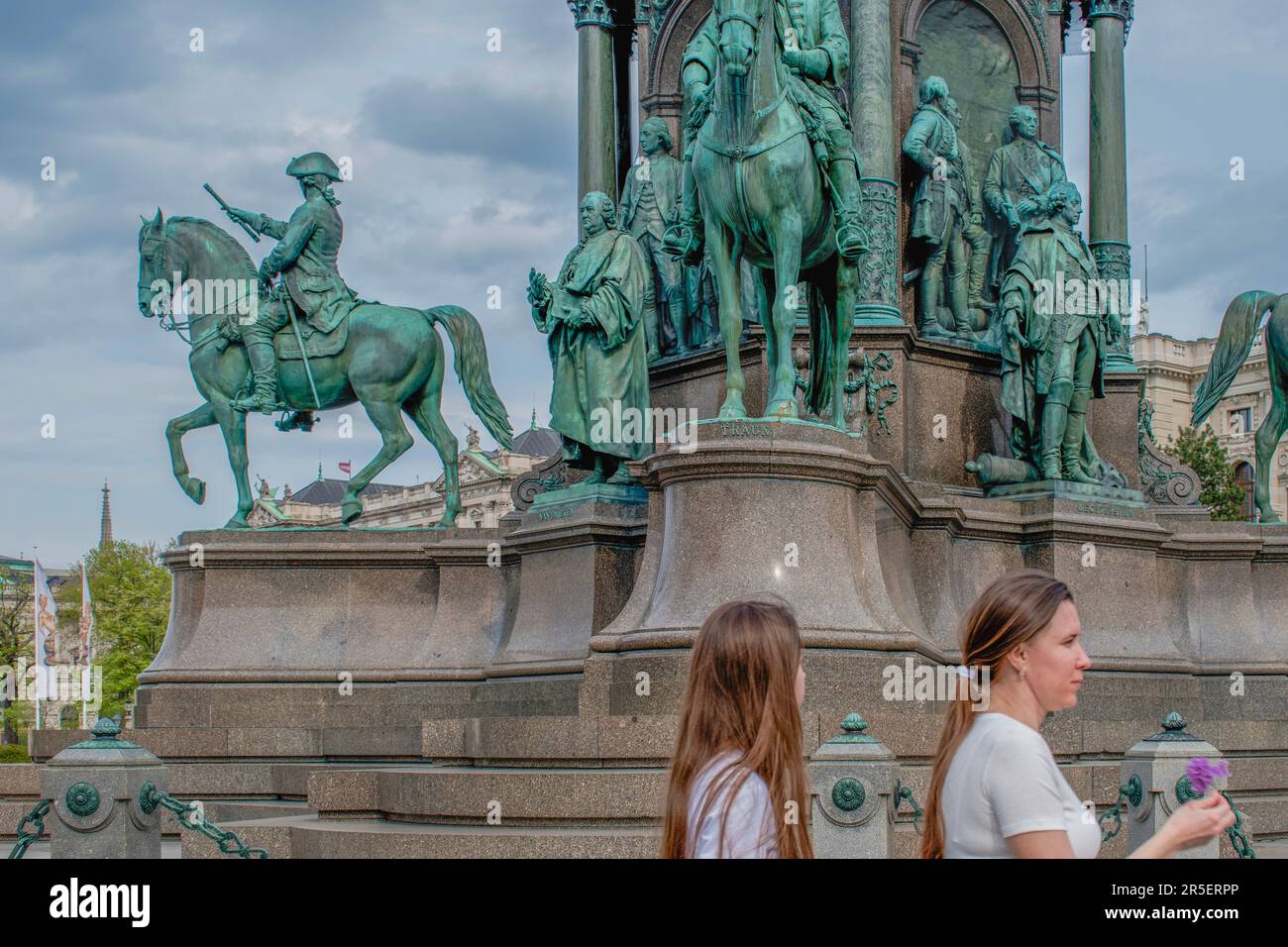 vienna, austria. 23 April 2023 Maria-theresia memorial is one of the ...