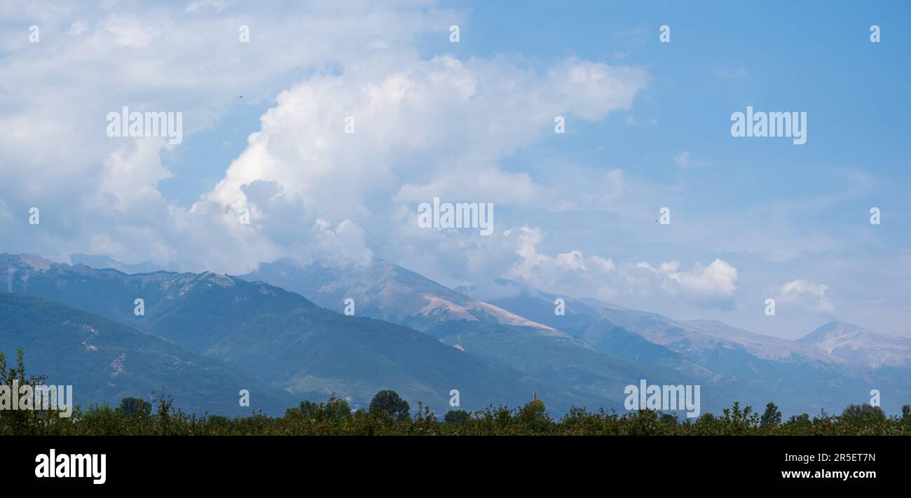 Summer Balkan mountains view in North Macedonia, Europe Stock Photo - Alamy