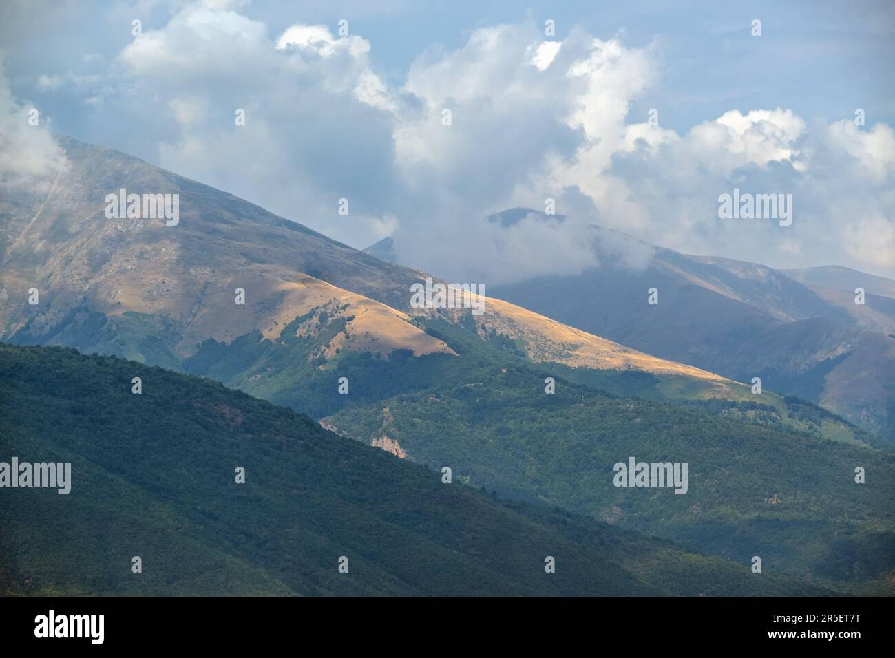 Summer Balkan mountains view in North Macedonia, Europe Stock Photo - Alamy
