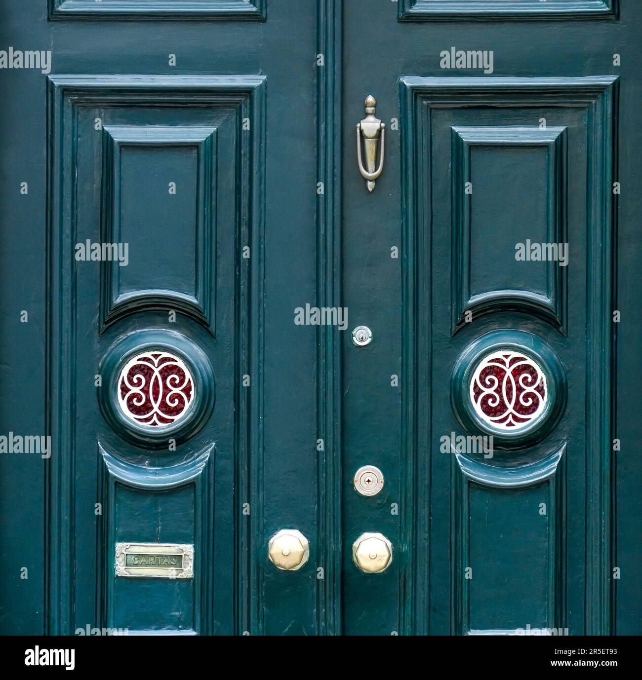 Entrance door. Architecture feature in Porto, Portugal Stock Photo - Alamy