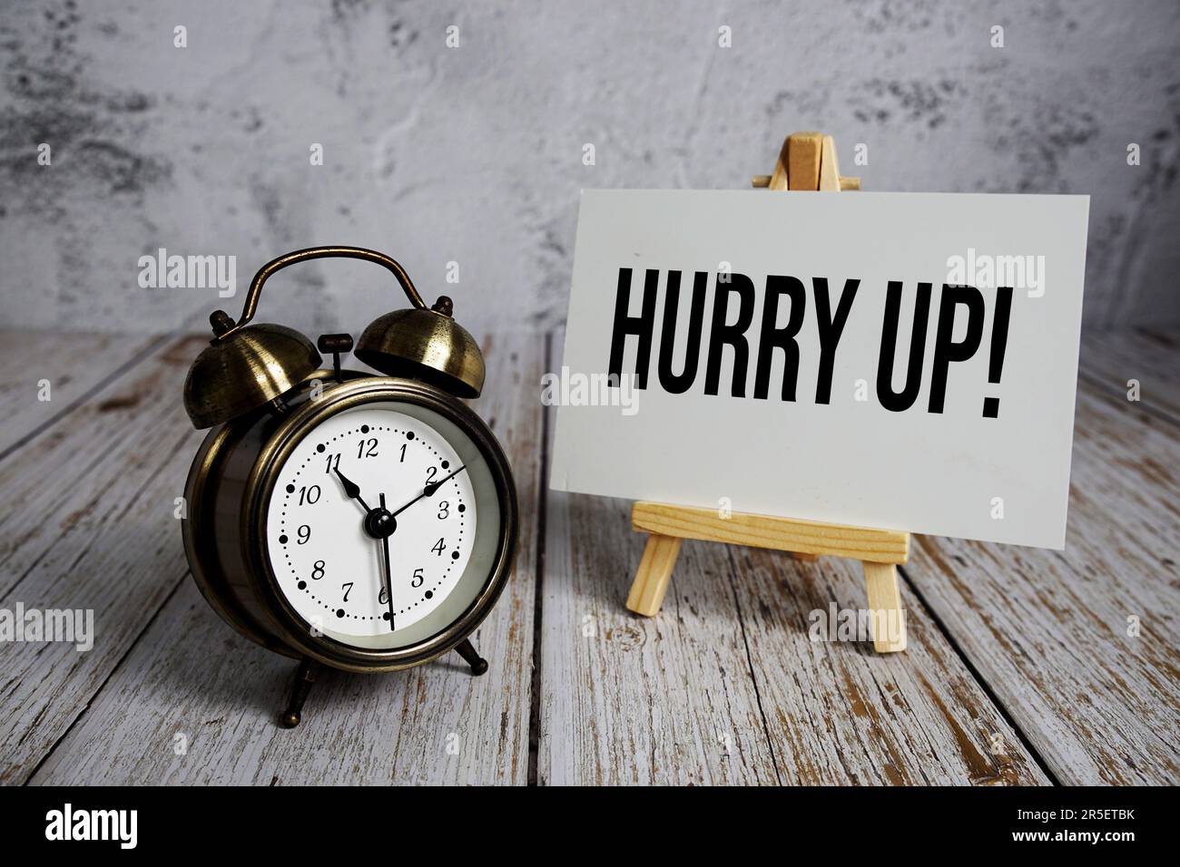 Hurry up limited time hi-res stock photography and images - Alamy
