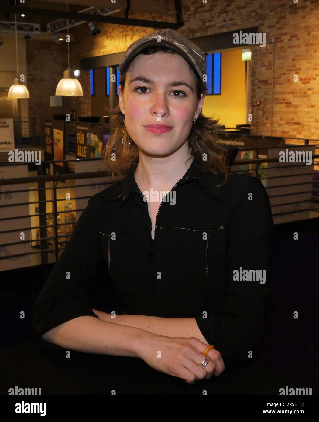 26 April 2023, Berlin: Actress Victoria Schulz photographed on 26.04. ...