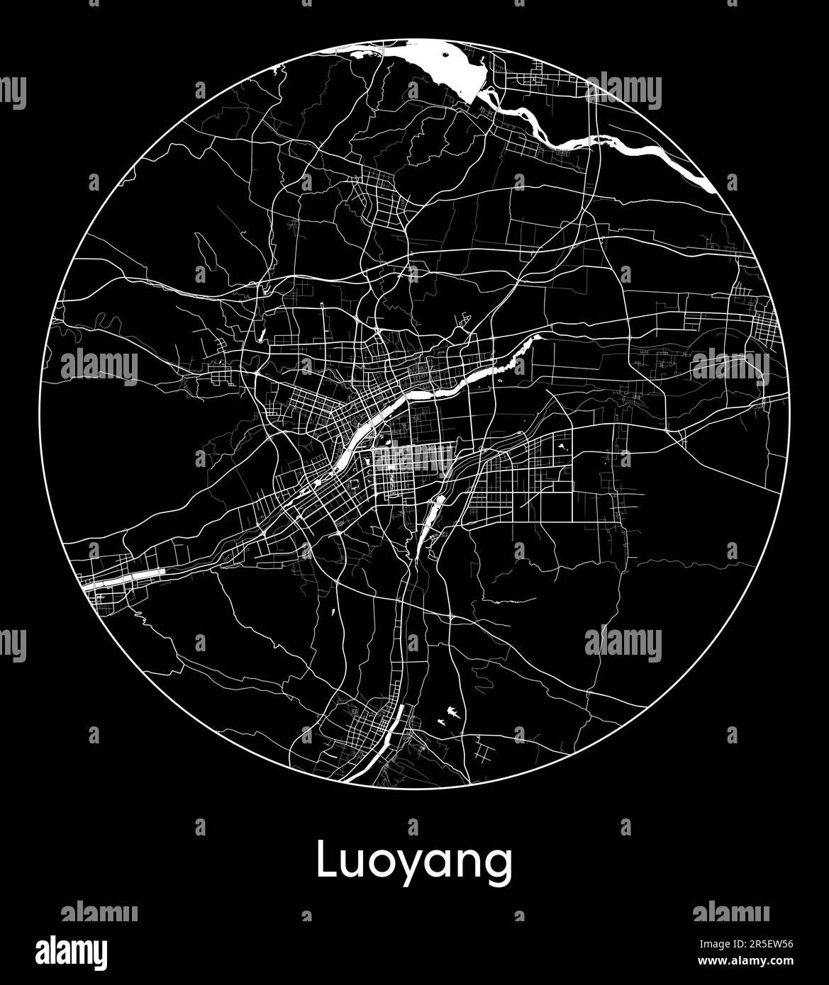Luoyang map hi-res stock photography and images - Alamy
