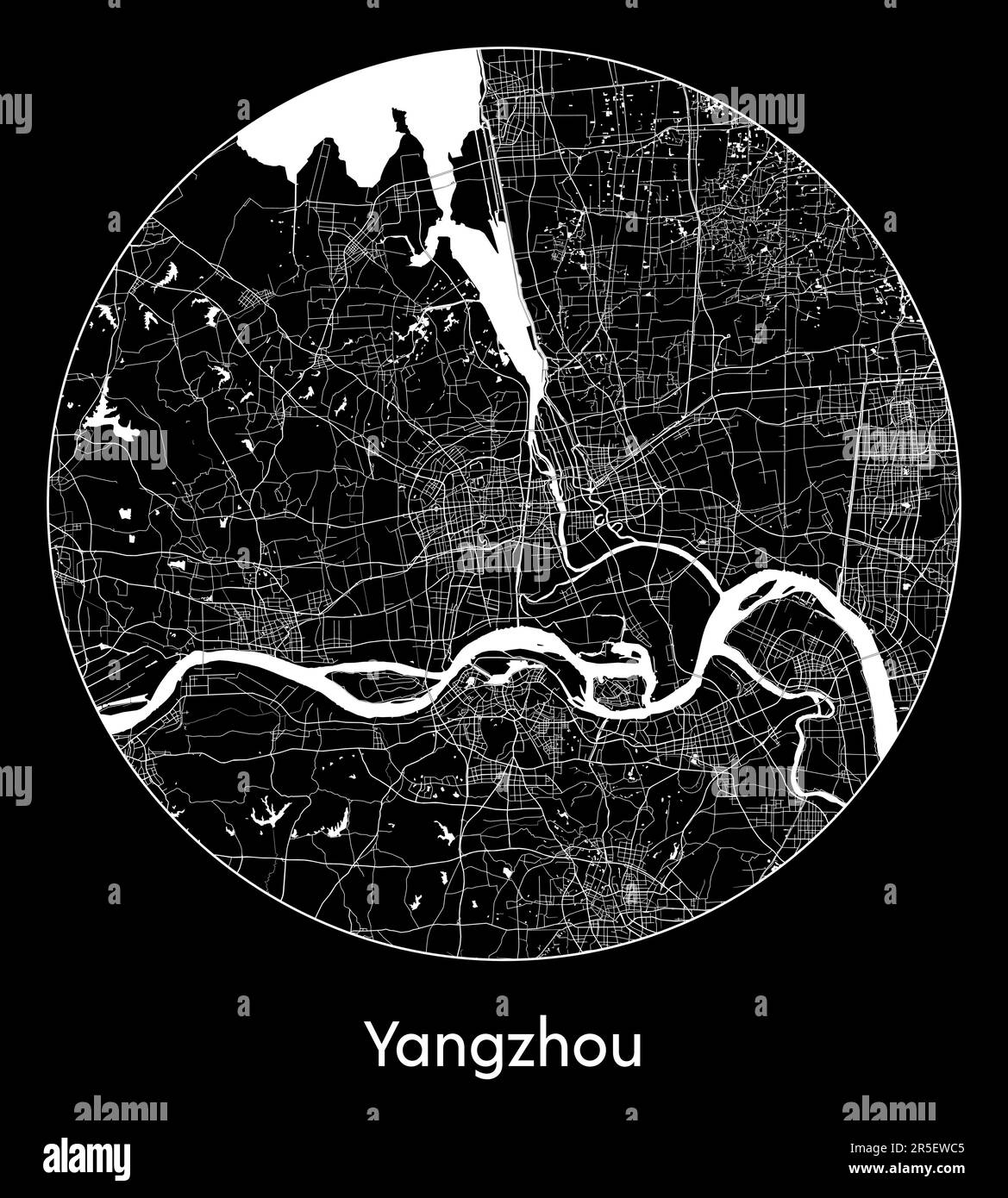 Yangzhou map hi-res stock photography and images - Alamy