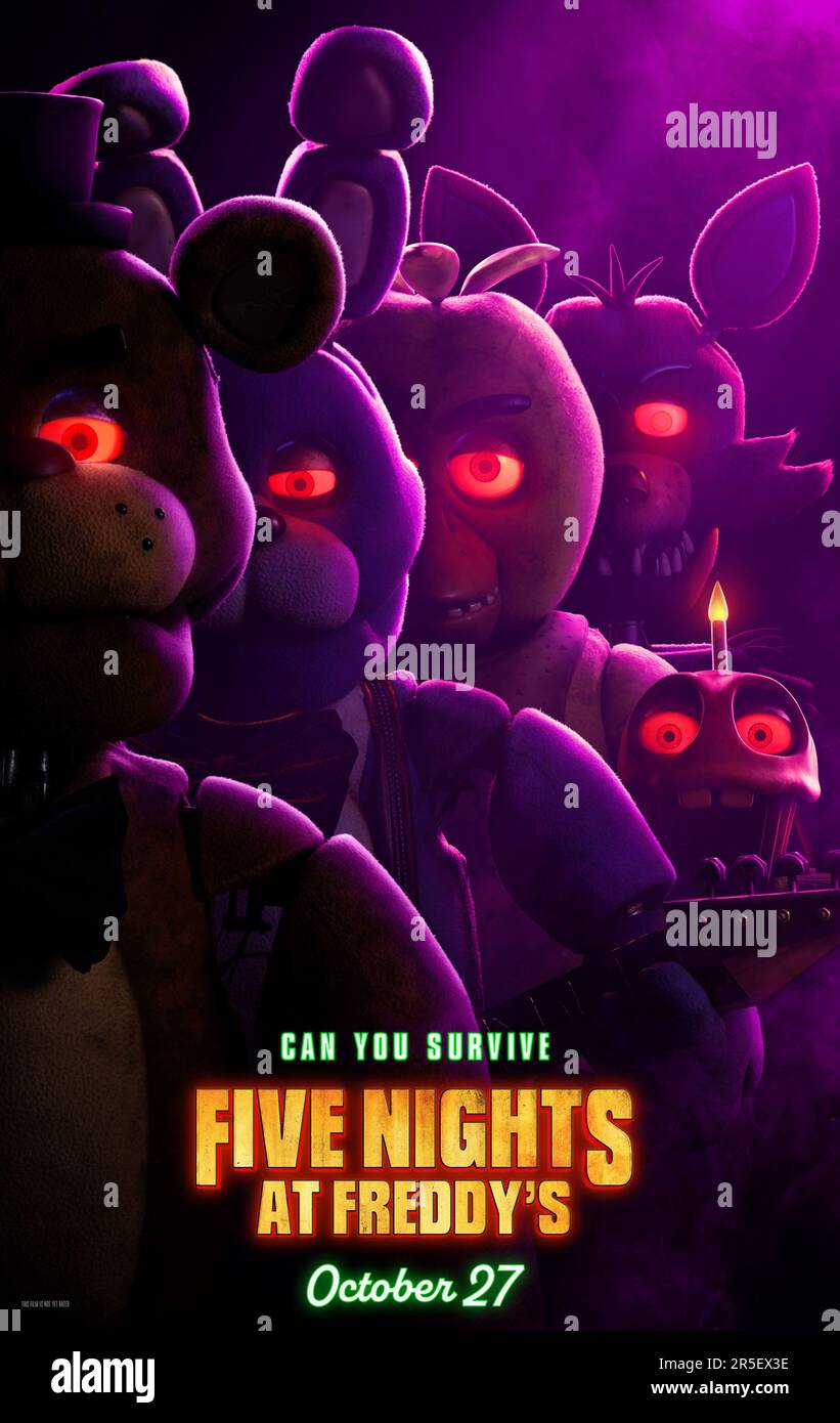 Five nights at freddys movie poster hi-res stock photography and images - Alamy