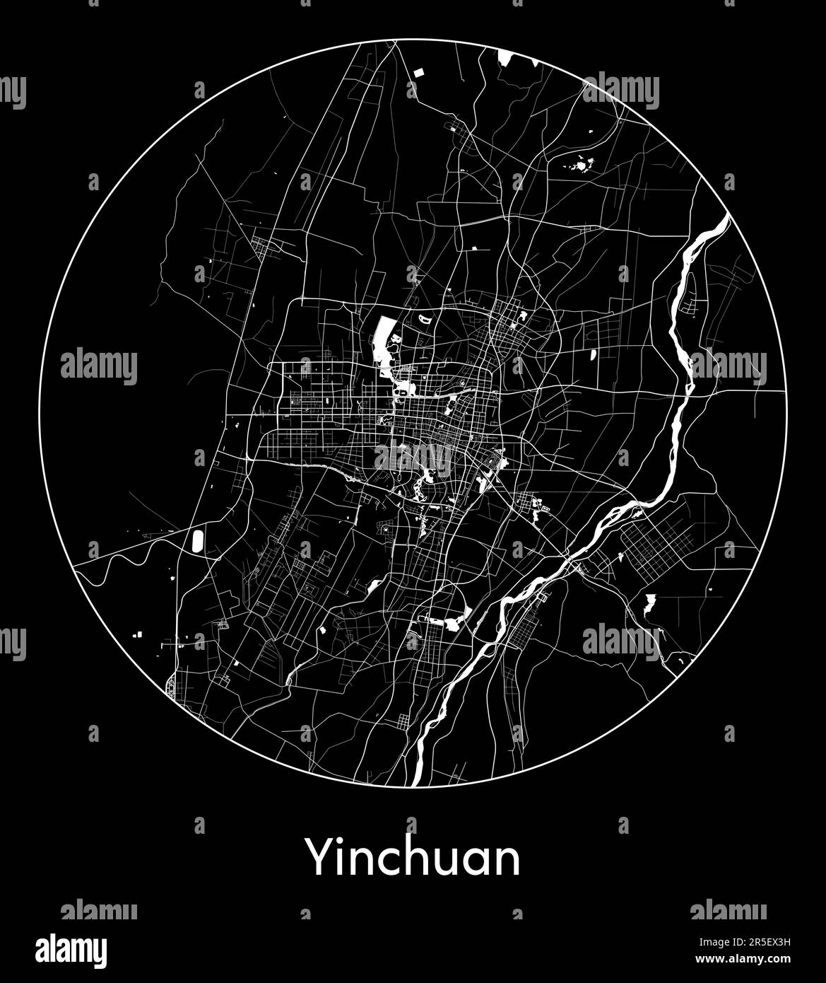 Yinchuan Stock Vector Images - Alamy