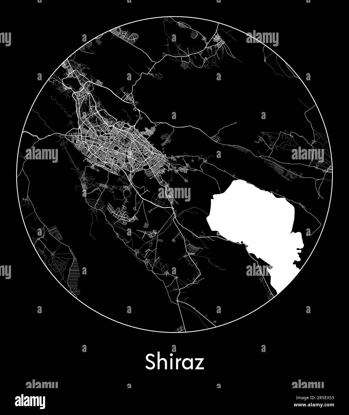Shiraz map hi-res stock photography and images - Alamy