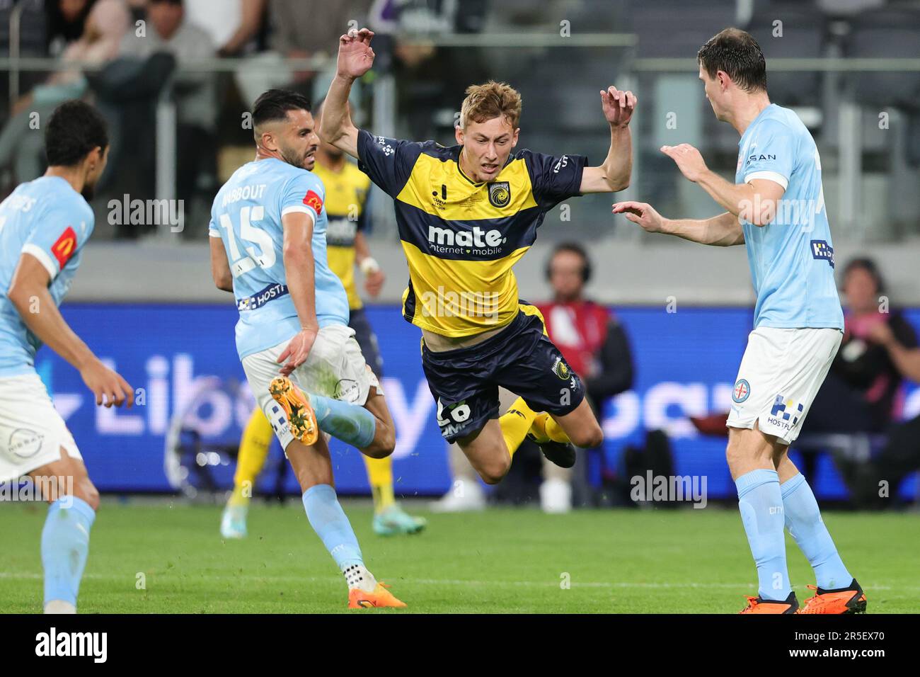 Sydney, Australia. 03rd June, 2023. Jacob Farrell of Central Coast ...