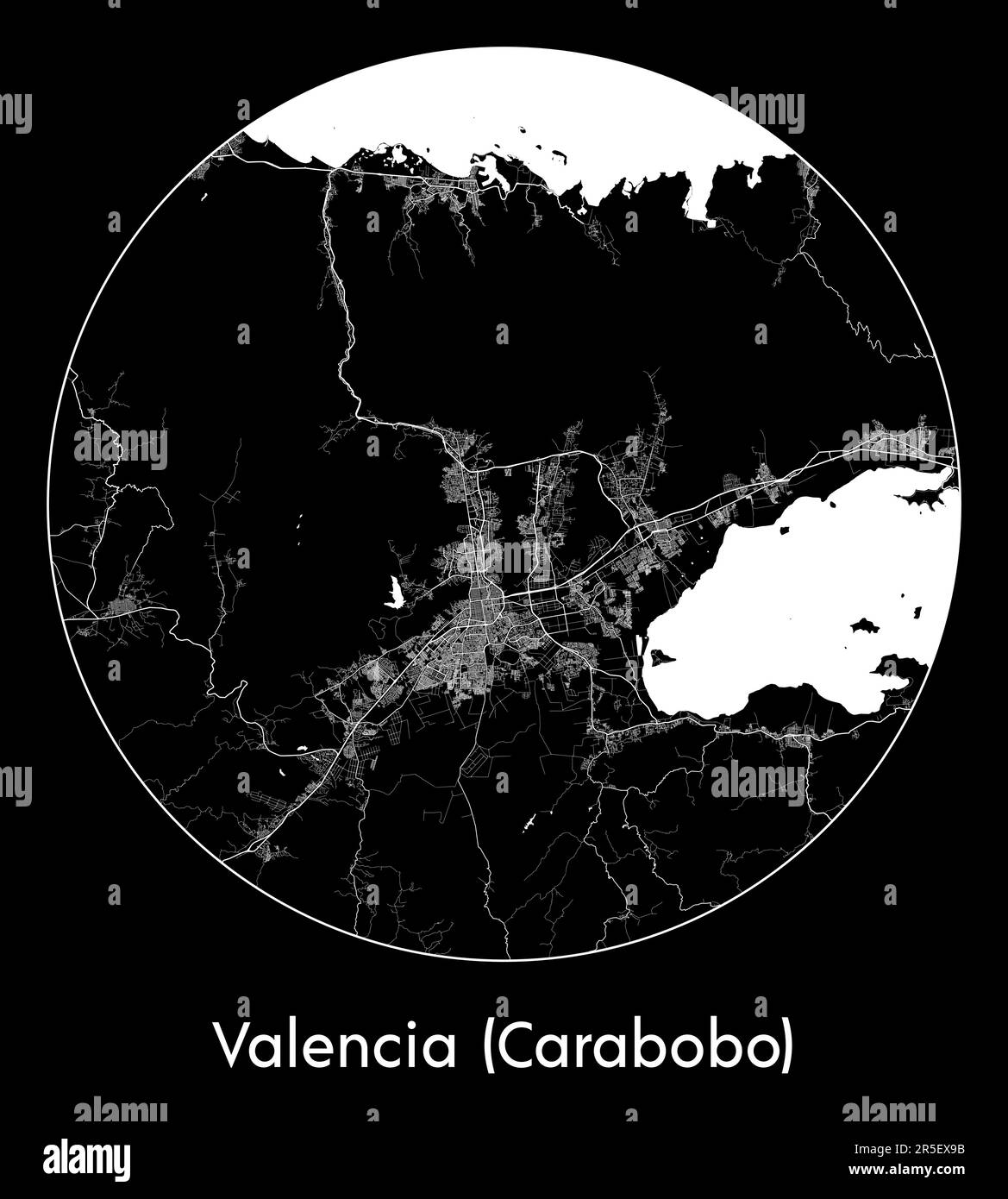 City map valencia carabobo hi-res stock photography and images - Alamy