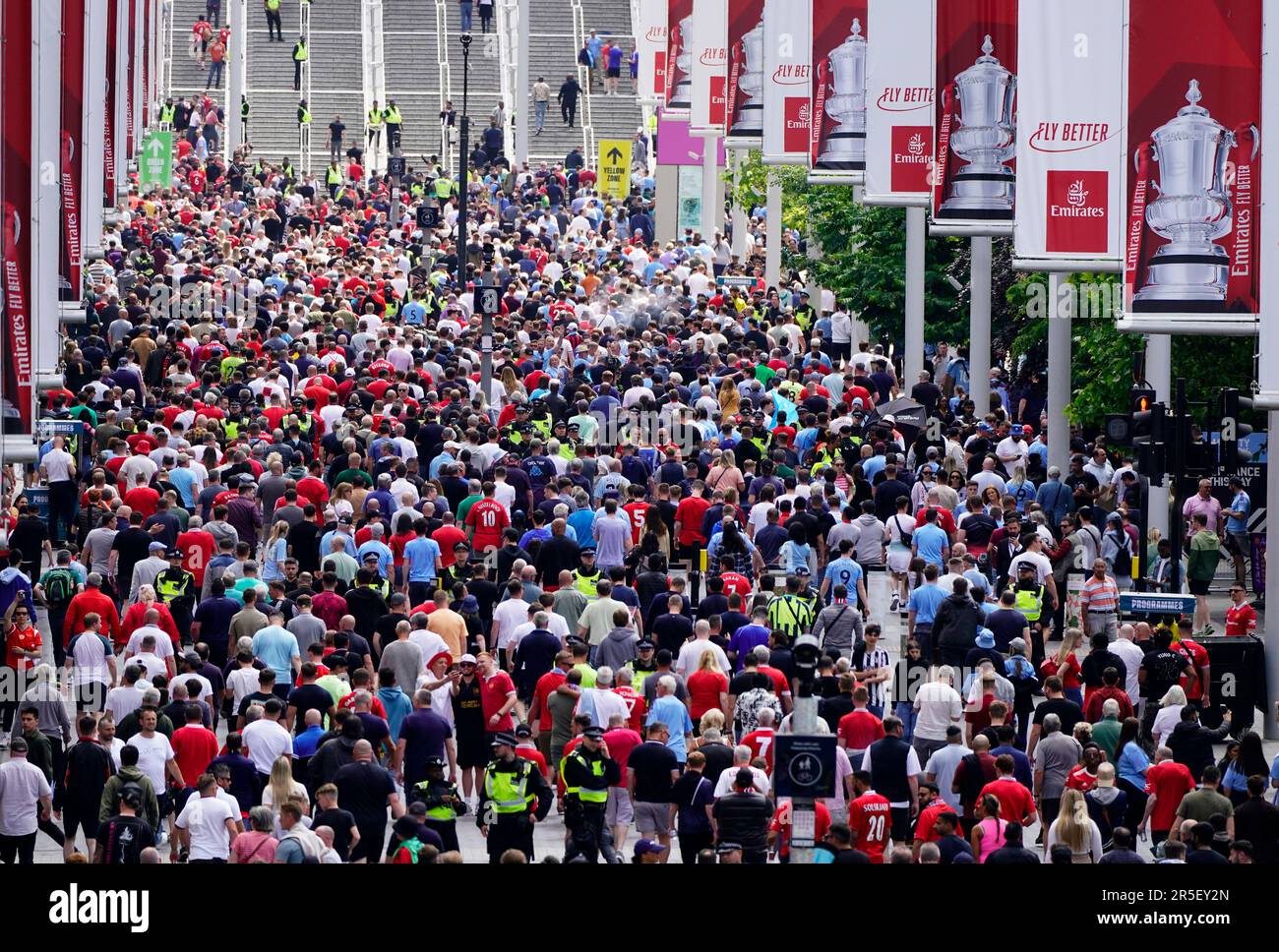 Fa cup final 2023 wembley way hi-res stock photography and images - Alamy